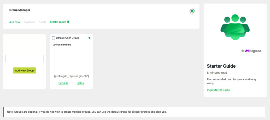 WordPress User Profiles Plugin Starter Guide