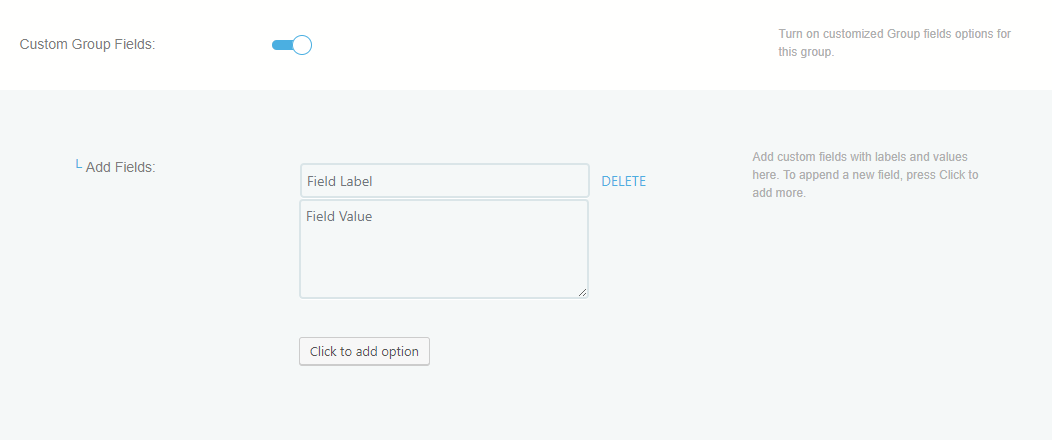 Custom Group Properties - ProfileGrid